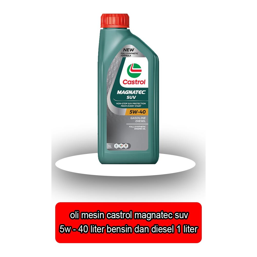 Jual Oli Mesin Mobil Castrol MAGNATEC SUV 5W-40 5w40 1 liter - 68623 ...