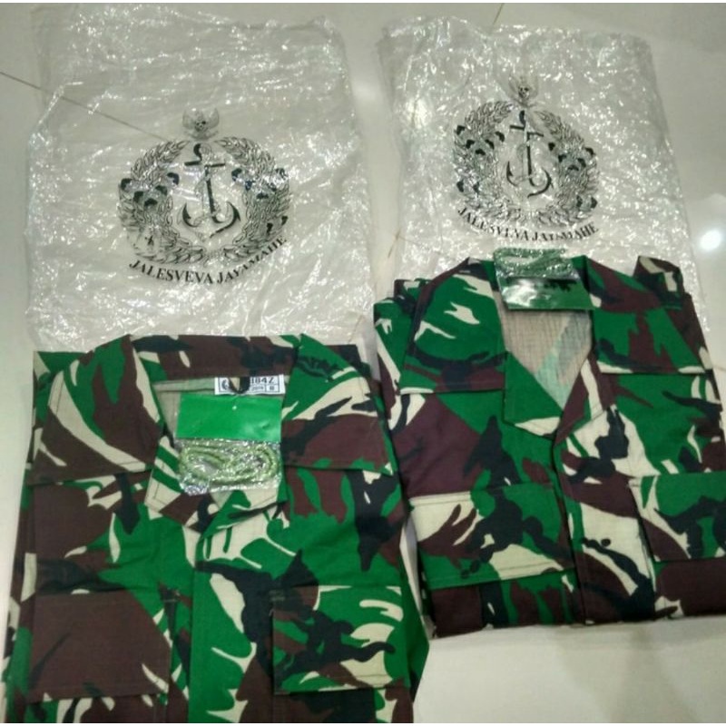Jual Baju PDL Loreng TNI Malvinas Asli Jatah TNI AL | Shopee Indonesia