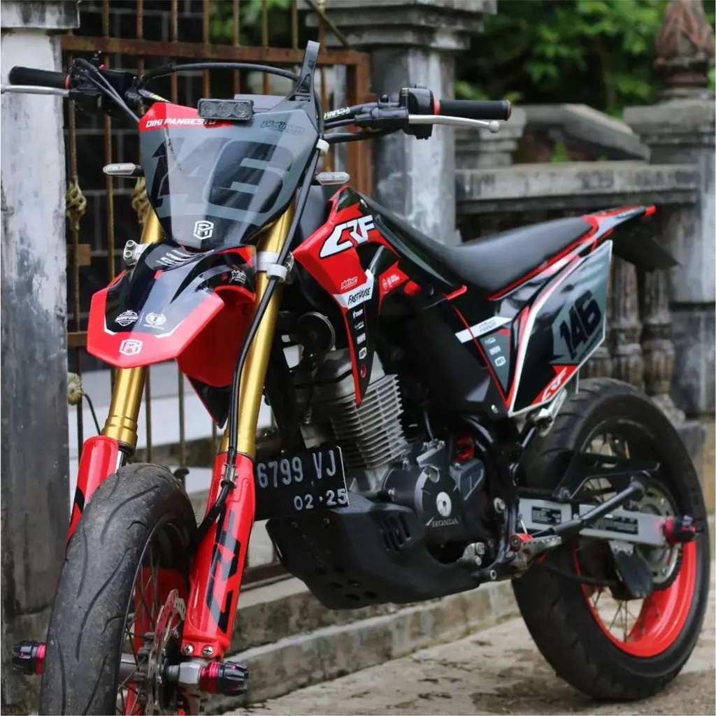 Jual DECAL STIKER MOTOR CRF 150 L FULL BODY CUSTOM- DECAL CRF HOLOGRAM ...