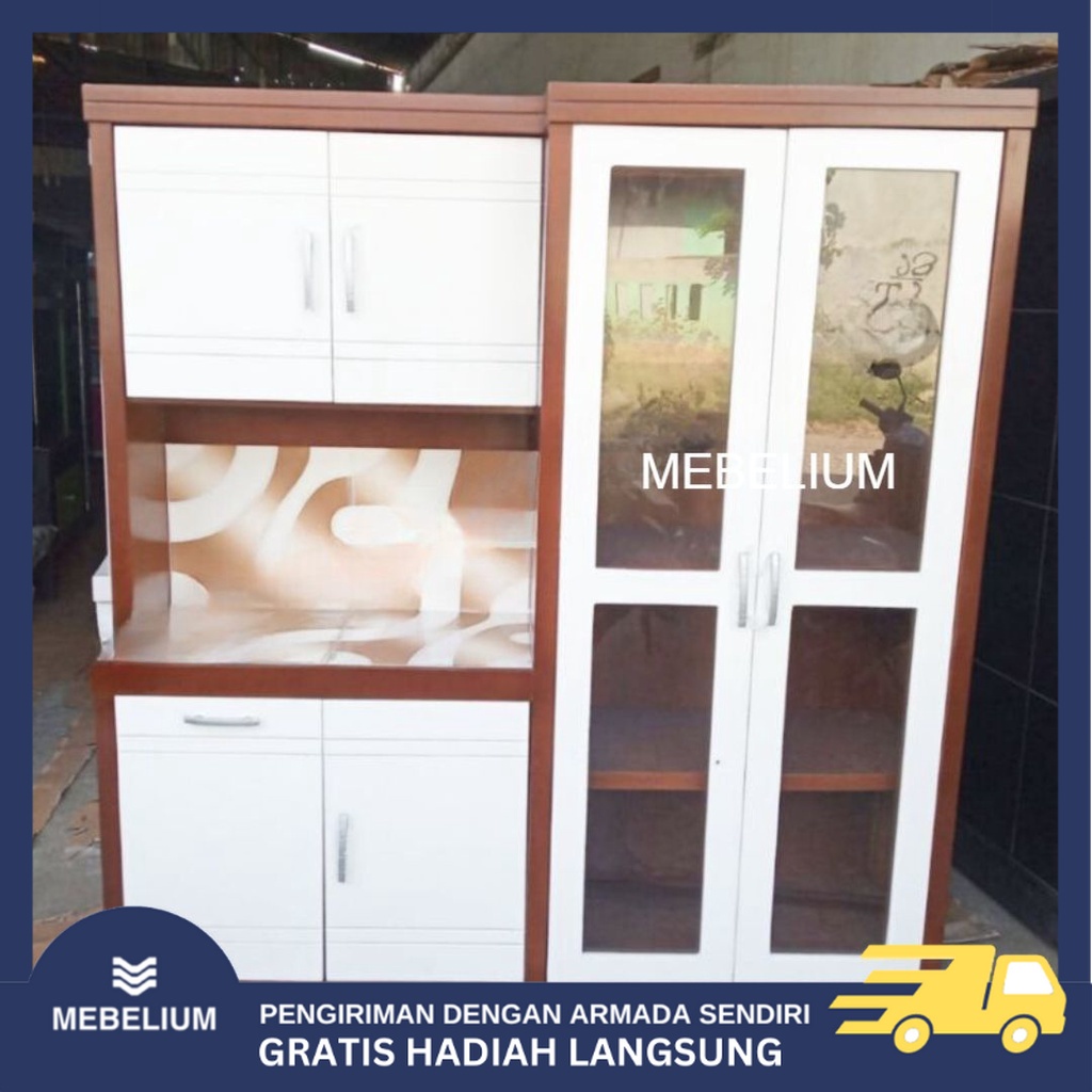 Jual [ORIGINAL] Lemari Kabinet Dapur Gendong 4 Pintu | Lemari Sayur Rak ...