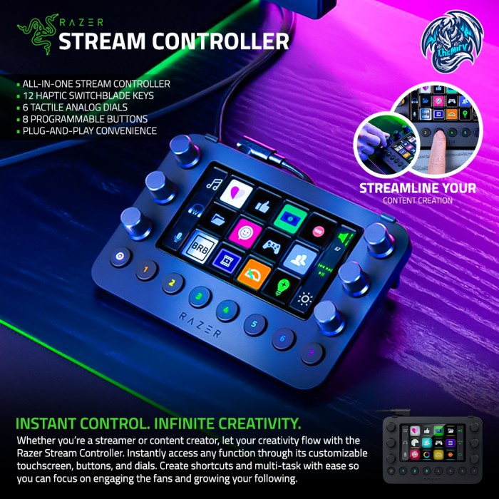 Jual Razer Stream Controller All-in-one Control Deck for Streaming | Shopee Indonesia