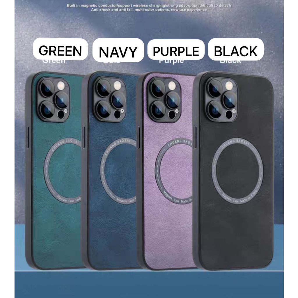 Jual Leather Magsafe Soft Case iPhone 14 Promax 14 Plus 14 13 Pro 13 12 ...