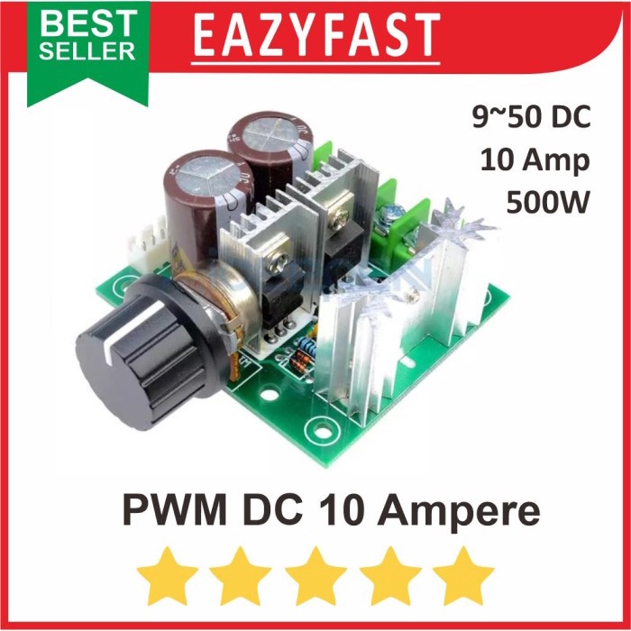 Jual PWM DC 10A 500W Variable Motor Speed Controller Dimmer Lampu LED Lamp | Shopee Indonesia