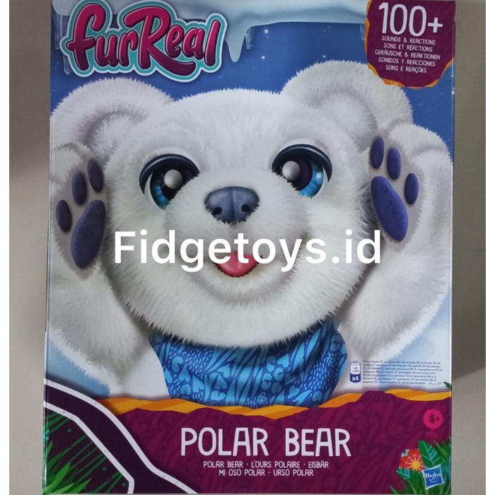 Jual FurReal Cubby The Curious Polar / Panda Bear Interactive Plush Toy ...