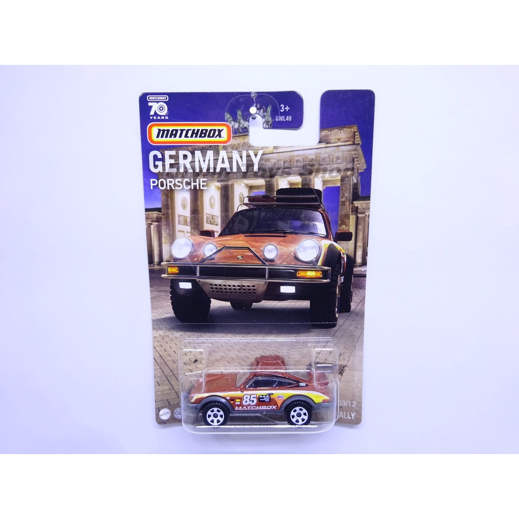 Jual Matchbox Germany 70 Years 1985 Porsche 911 Rally | Shopee Indonesia