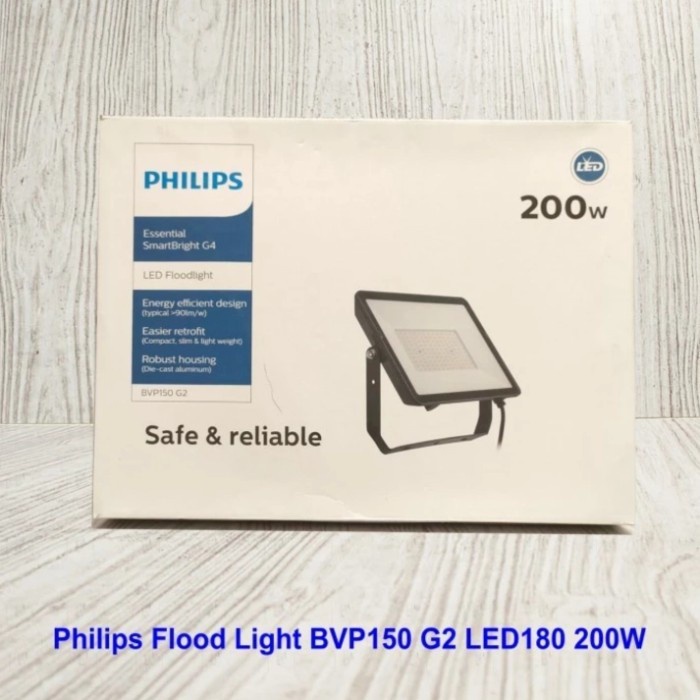 Jual Lampu Sorot LED 200 Watt Philips BVP 150 Flood Light 200W BVP150 Temba | Shopee Indonesia