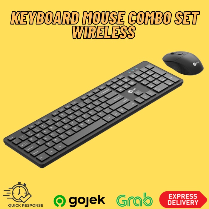 Jual Paket Keyboard Mouse Combo Set Wireless Lengkap dan Praktis ...