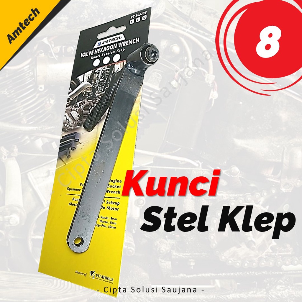 Jual STELAN PENAHAN KLEP AMTECH KUNCI STEL KLEP L KUNCI TAHANAN SETELAN ...