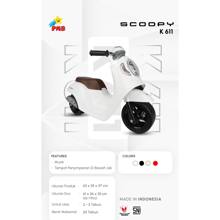 Jual Motor Aki Mainan Anak Honda Scoopy Mini Ride On Scoopy Mini ...