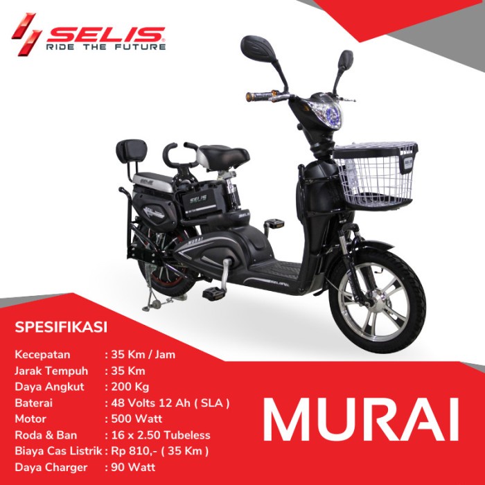 Jual Selis Sepeda listrik Murai | Shopee Indonesia