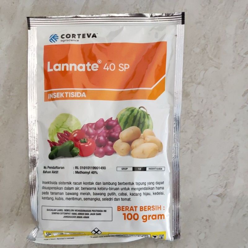 Jual Insektisida Lannate 40sp 100 gram(kemasan baru) (100%ori) | Shopee ...