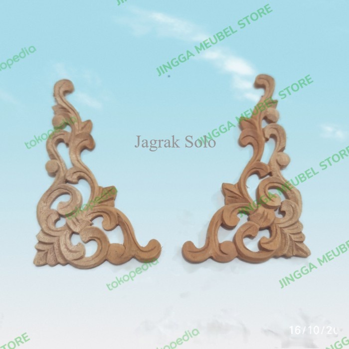 Jual Ukiran Kayu Ornamen Ukir Jepara Ornamen Tempel Roster Kayu Mahoni ...