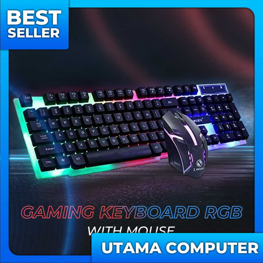 Jual Keyboard dan Mouse Gaming RGB Paket Murah Untuk Gamer Youtuber ...