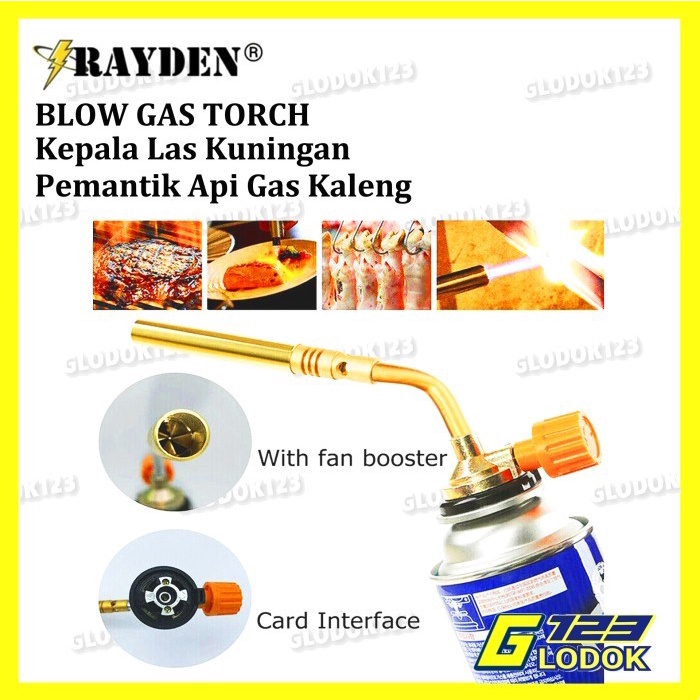 Jual Gas Blow Torch Flame Kepala Las Welding Pematik Gas Kuningan ...