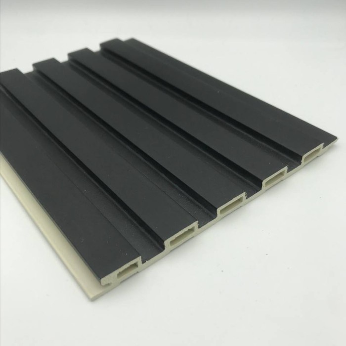 Jual DeCore Wpc Wall Panel Sample 10mm Wood Panel DInding - Hitam ...