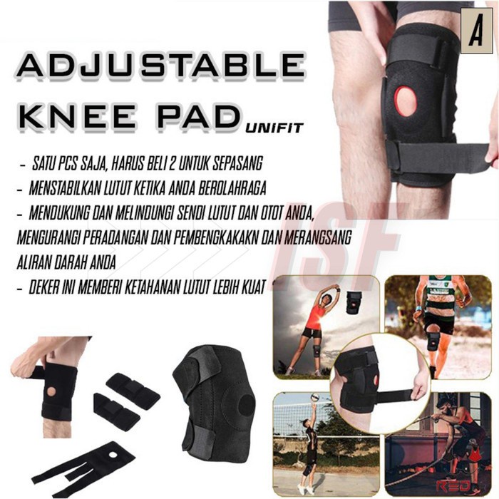 Jual Alat Pelindung Penyangga Lutut Kaki Deker Open Patella Knee Brace | Shopee Indonesia