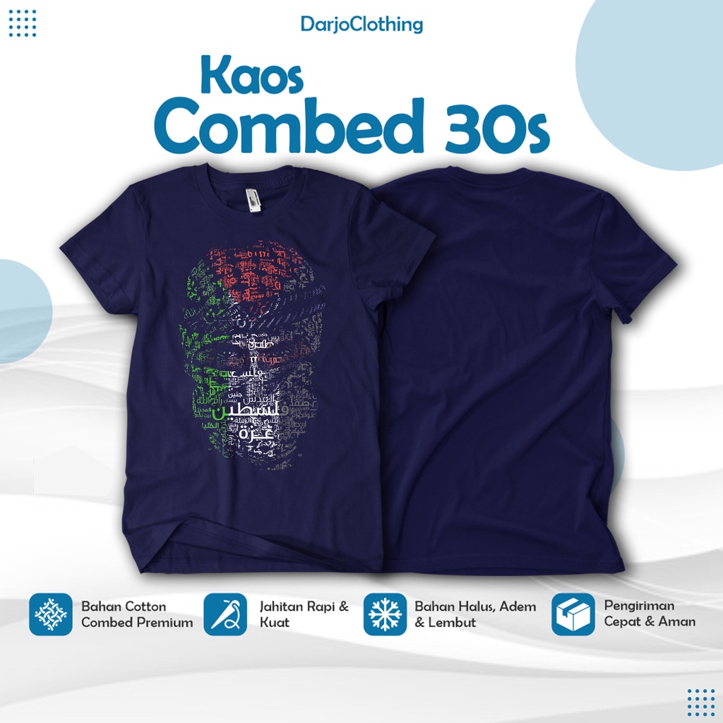 Jual Kaos Palestina Merdeka Free Palestina Cotton Combed 30s Premium | Shopee Indonesia