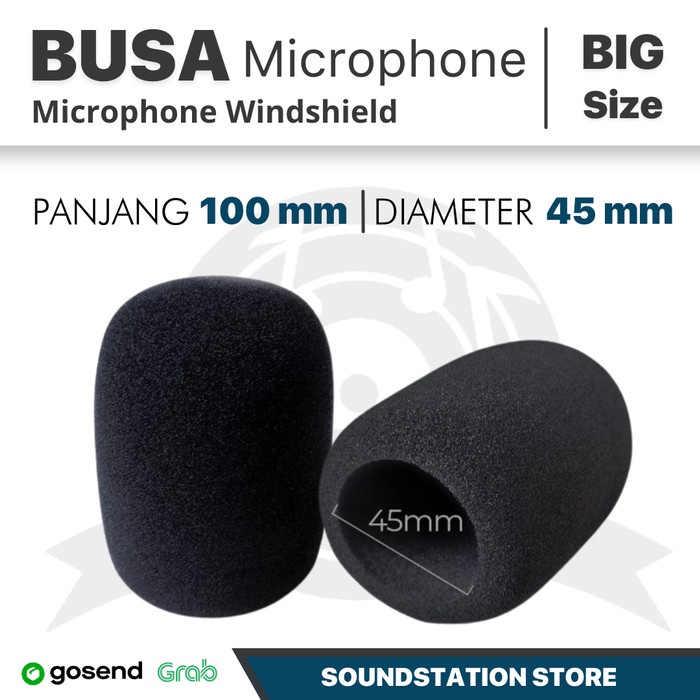 Jual BUSA MIC BESAR DAN TEBAL UNTUK MICROPHONE CONDENSER | Shopee Indonesia