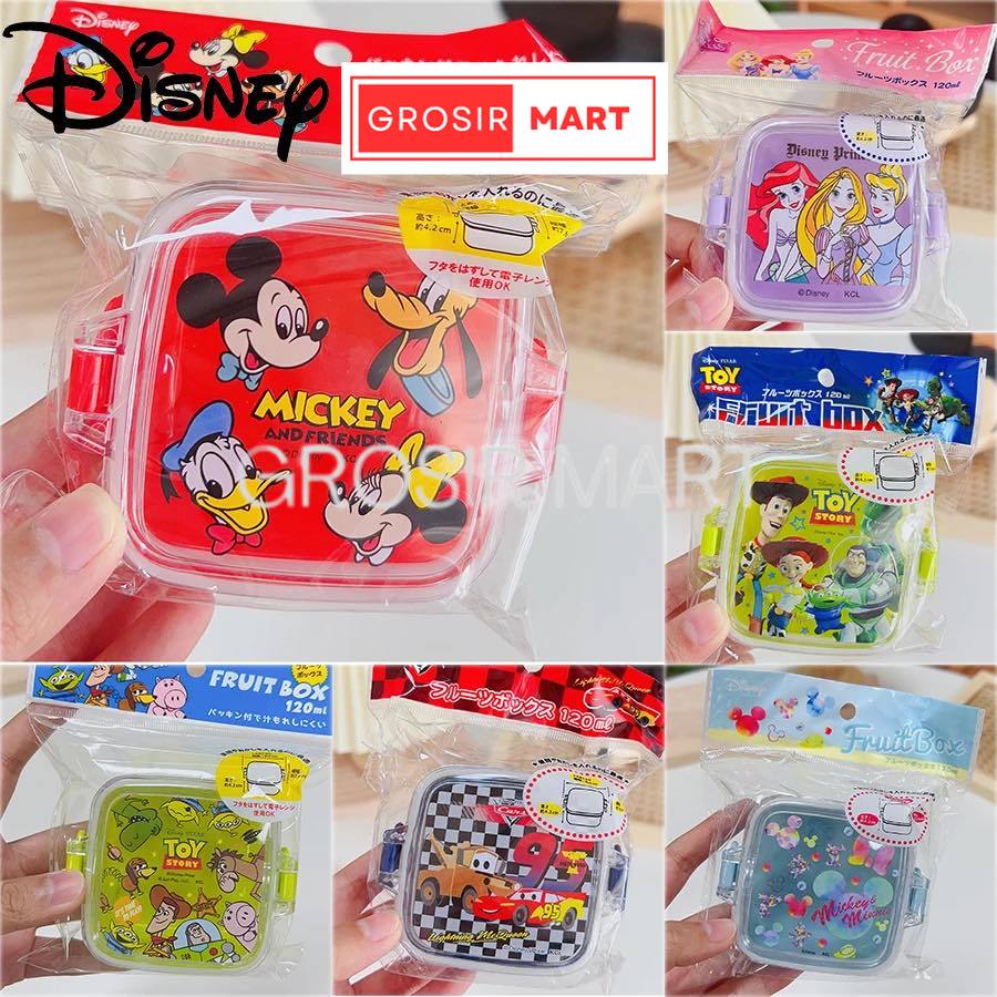 Jual Wadah Buah Sayur Snack Fruit Box Bento Lunch Disney Tempat Cemilan ...