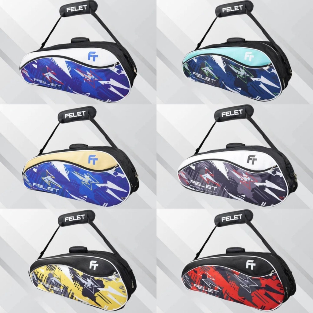 Jual Tas Badminton FELET DOUBLE BAG 313 Original 100% Ori | Shopee ...