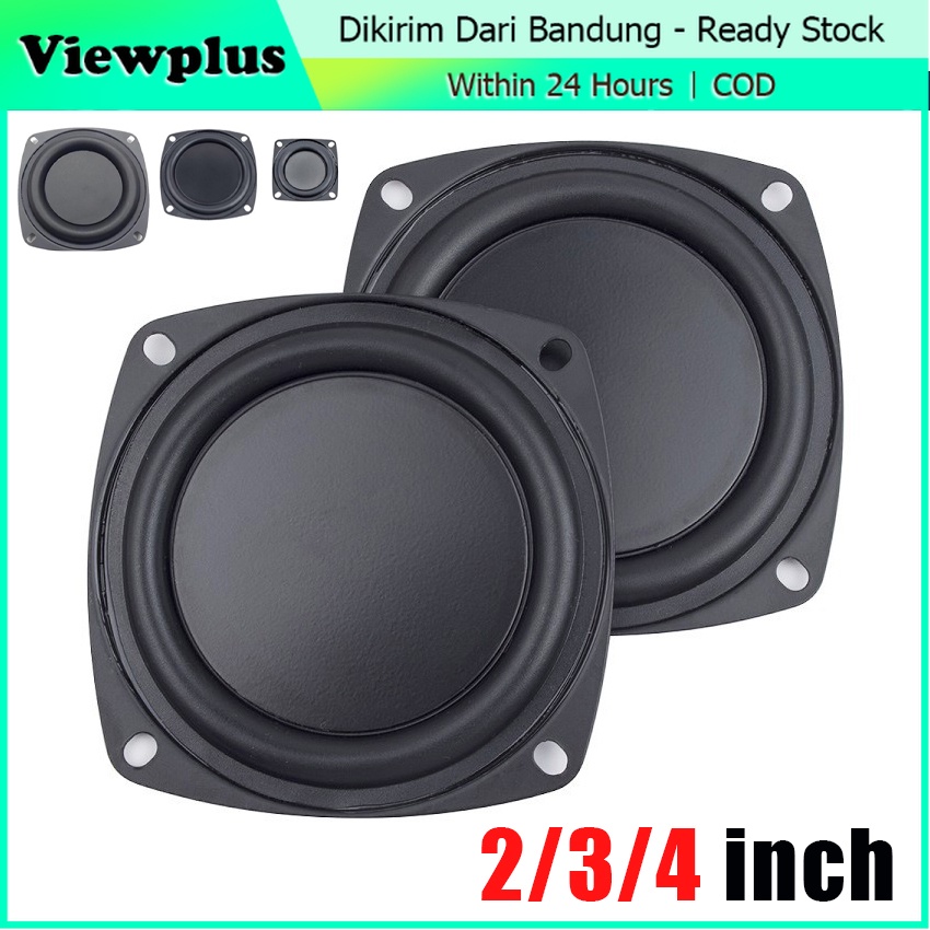 Jual Passive Radiator DIY 4 inch/3 inch/2 inch Speaker Pasif Rakitan ...
