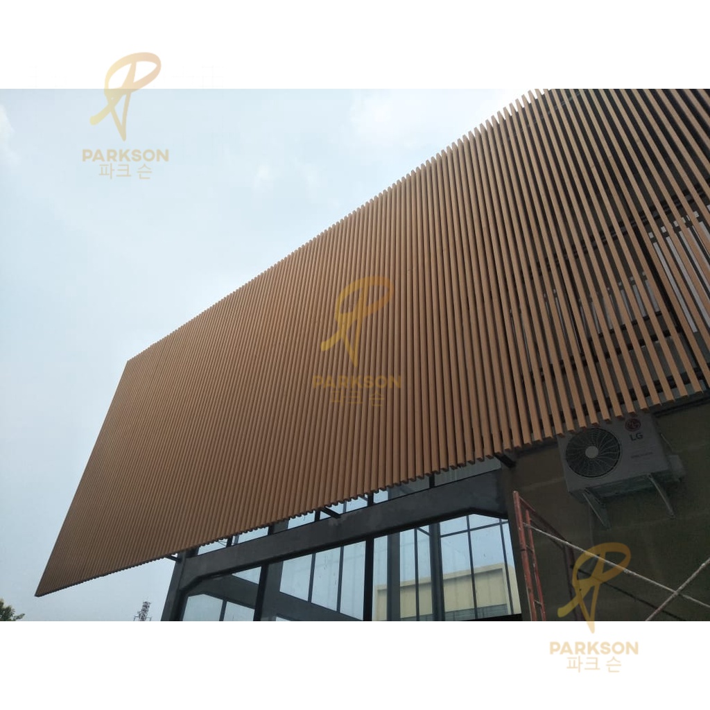 Jual WPC Hollow tube balok partisi indoor outdoor / fasad outdoor per ...