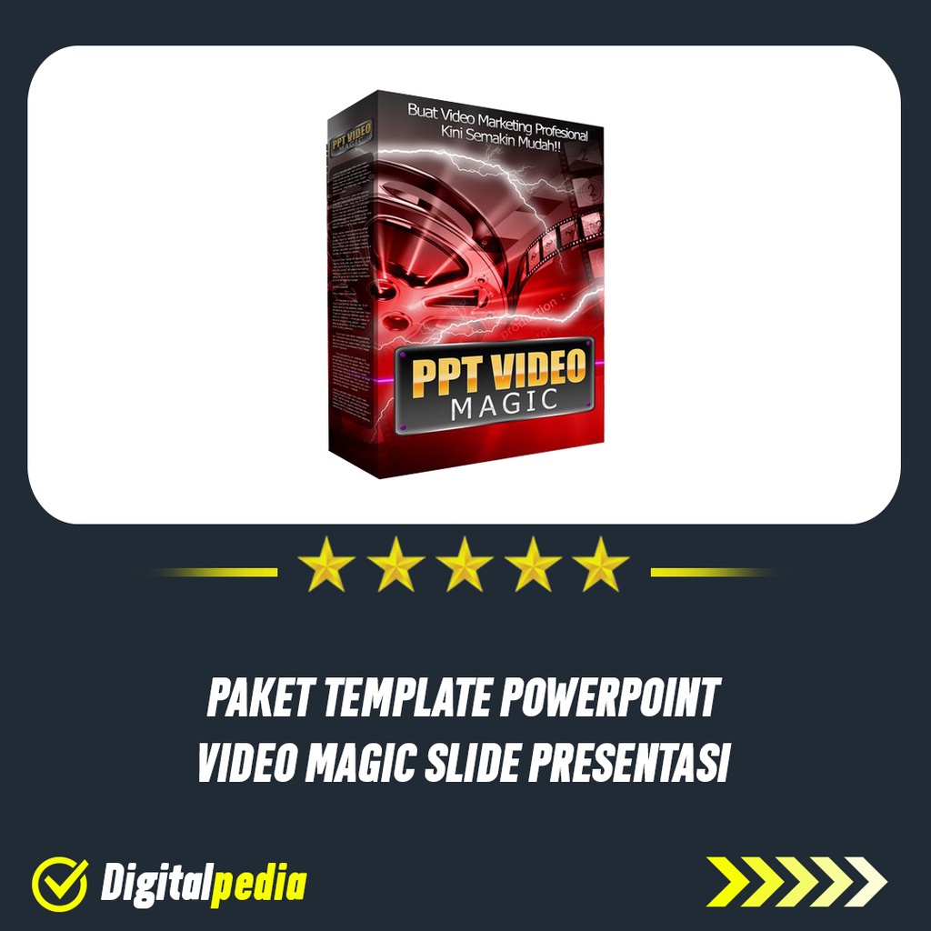 Jual Paket Template Power Point PPT Video Magic Slide Presentasi ...