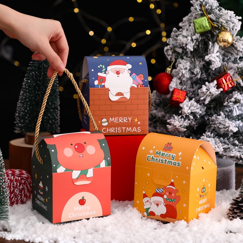 Jual BOX NATAL KOTAK KEMASAN HAMPERS GOODIE BAG MERRY CHRISTMAS ...