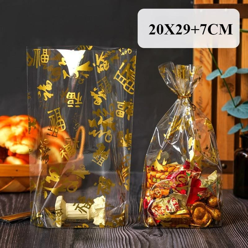 Jual (Yunita)10PC Plastik bungkus imlek FU hock Plastik kemasan bungkus ...