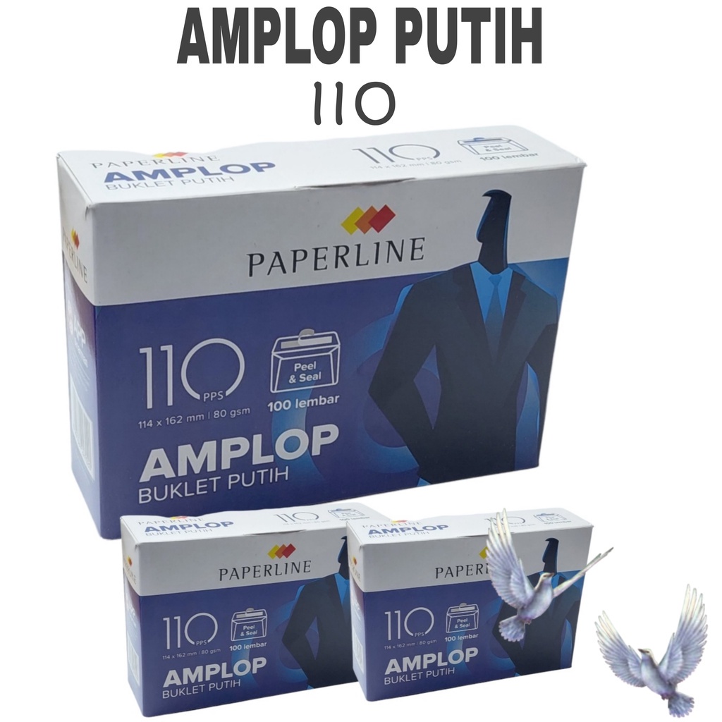 Jual Amplop Putih Paperline PPL 110 LEM /Amplop Surat | Shopee Indonesia