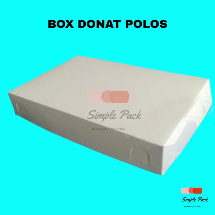 Jual Box Donat Polos - Dus Donat - Kemasan Donut Siap Pakai Simple pack ...