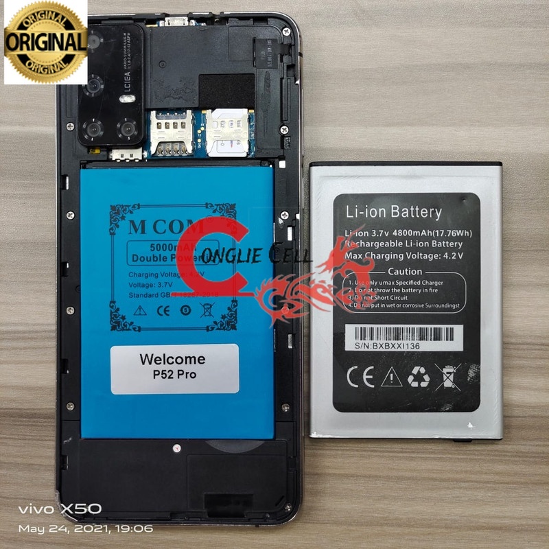 Jual Battery Batre Batere Baterai Double Power Mcom Welcome P52 Pro Kapasitas 5000 mah | Shopee ...