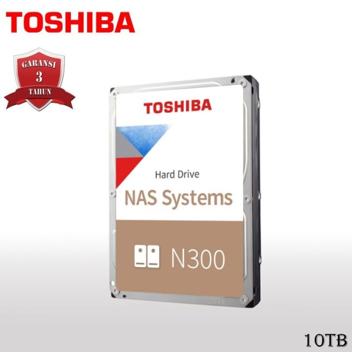 Jual Toshiba N300 10TB - HD HDD Hardisk Internal 3.5" 7200RPM | Shopee Indonesia