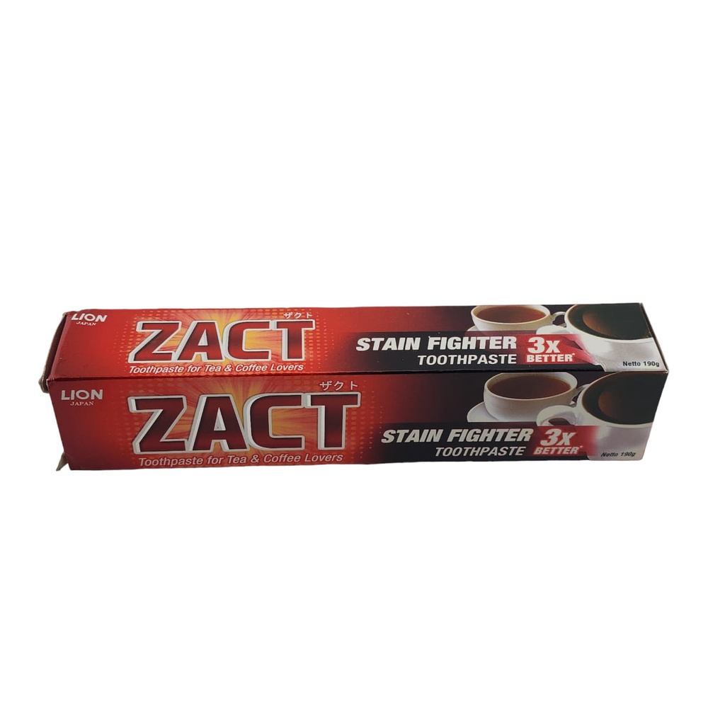 Jual Zact Pasta Gigi Stain Fighter - Netto 190gr | Shopee Indonesia