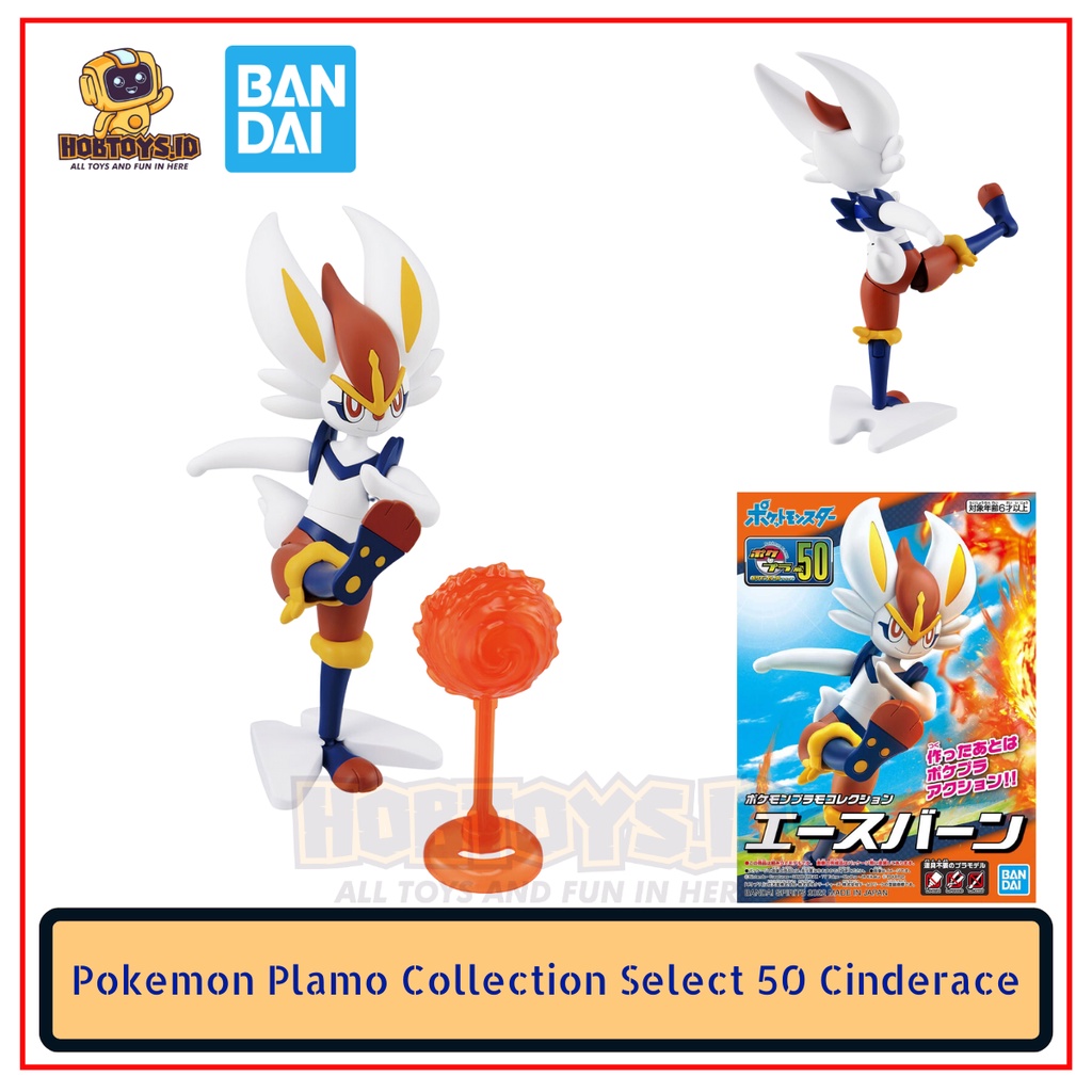 Jual Pokemon PLAMO Collection Select Series 50 Cinderace | Shopee Indonesia