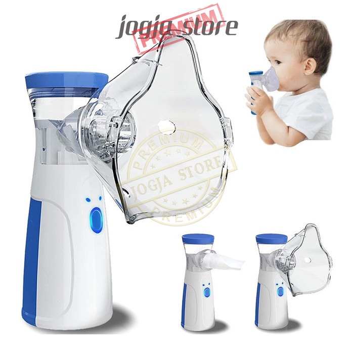 Jual Nebulizer Portable Alat Bantu Uap Terapi Pernapasan USB Charge Inhaler | Shopee Indonesia