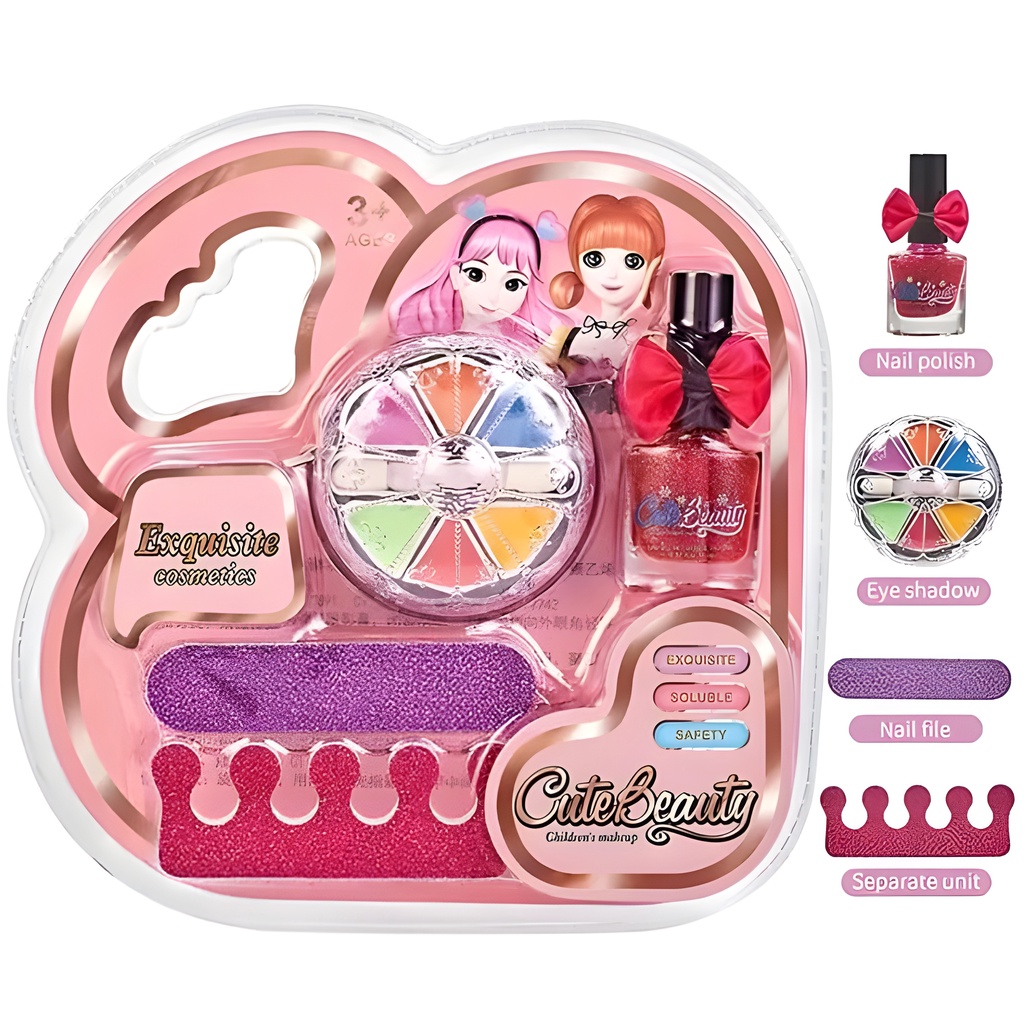 Jual Mainan Anak Nail Polish Manicure Non-Toxic Water Based Easy To ...