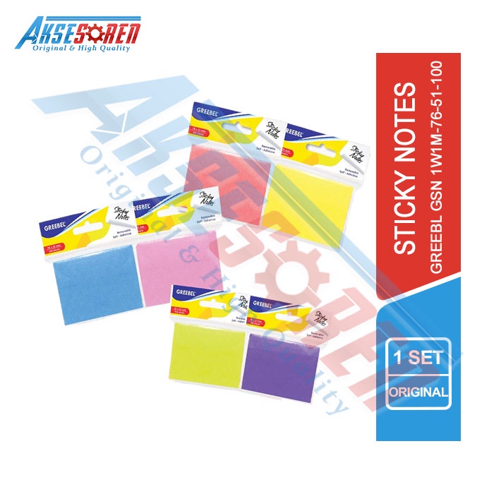 Jual Aksesoren Memo Stick Greebel / Memo Kertas Sticker / Penanda Buku ...