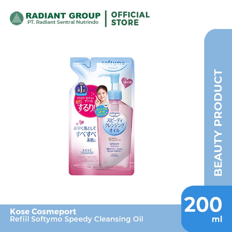 Jual Kose Cosmeport Softymo Speedy Cleansing Oil ND Refill 200 ml | Shopee Indonesia