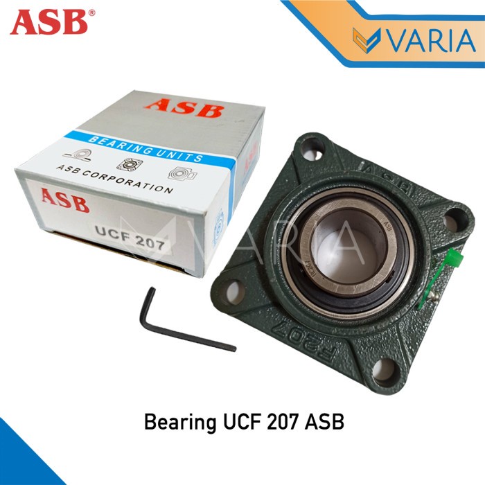 Jual Bearing UCF 207 ASB Diameter As 35 mm Laher Pillow Block Duduk | Shopee Indonesia