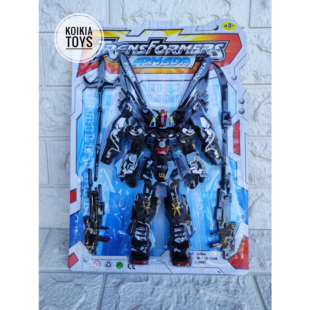 Jual Mainan anak robot dengan sayap dan perlengkapan ARMADA | Shopee ...