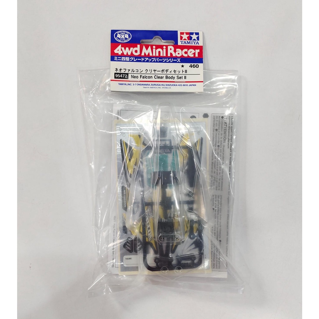 Jual Tamiya 95472 Neo Falcon Clear Body Set II | Shopee Indonesia