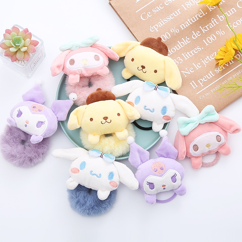 Jual WYNOLSHOP21 IKAT MODEL HANDUK / IKATAN RAMBUT SANRIO POMPOM KEPALA ...
