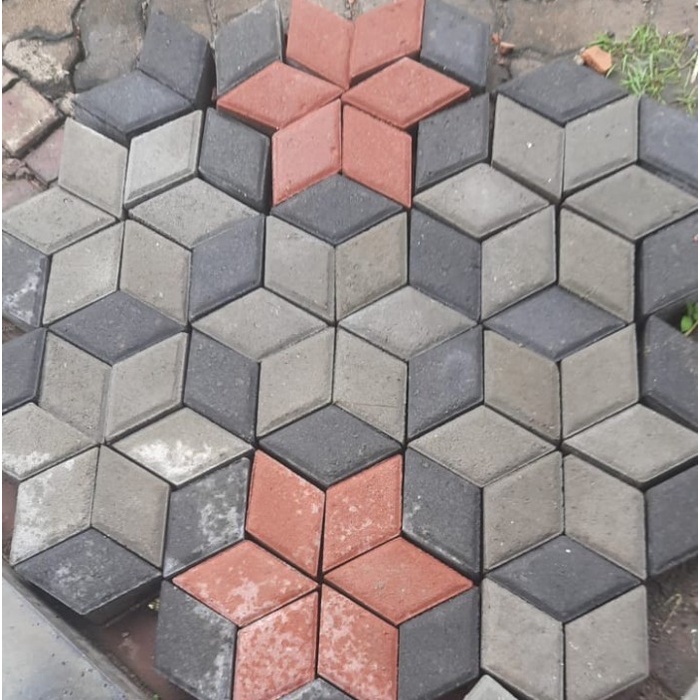 Jual Paving block 3D press hidraulik mutu k300 / paving block ...