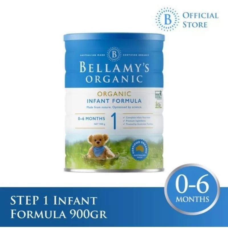Jual Bellamy's Organic Formula Infant Formula Step 1 900gr | Shopee ...