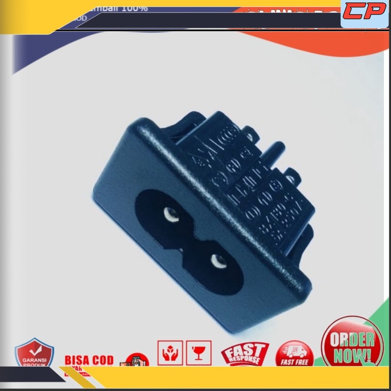 Jual Soket AC angka 8 Standar Power Outlet Socket Switch Colokan Listrik | Shopee Indonesia