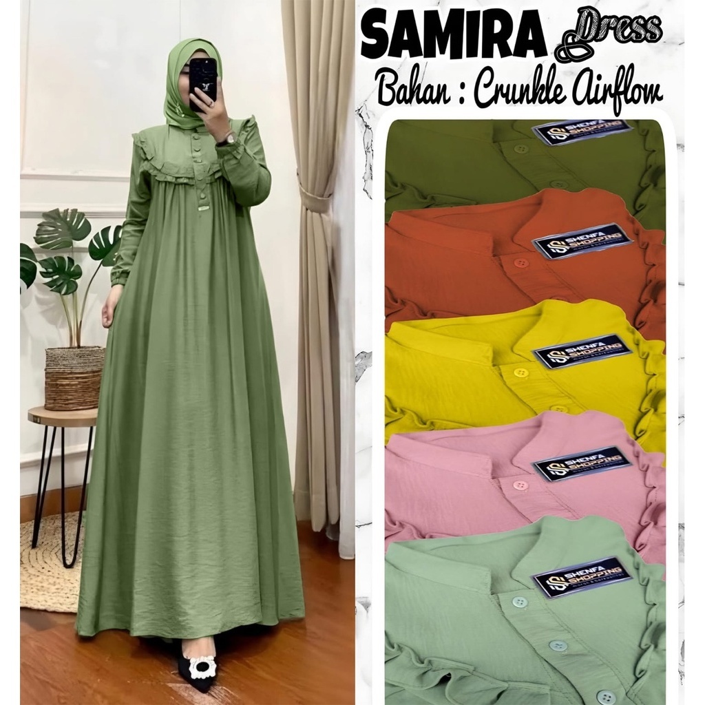 Jual Terlaris Gamis Crinkle Airflow Premium - Gamis Wanita Muslim ...
