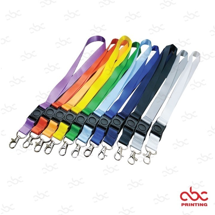 Jual Tali Lanyard Gantungan ID Card Name Tag Polos uk. 2cm Bahan Nylon ...