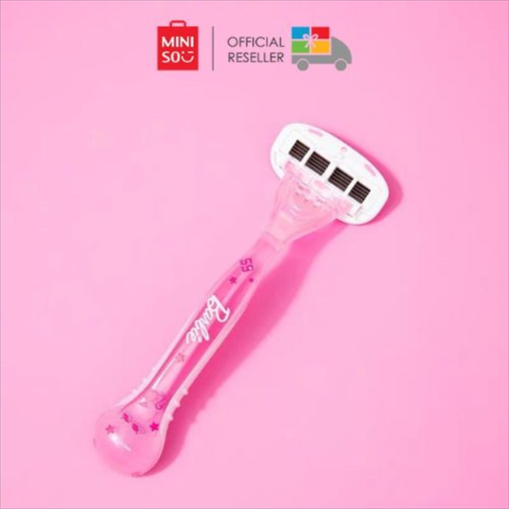 Jual MINISO x BARBIE Cukuran bulu / Shaver 5 Blade | Shopee Indonesia