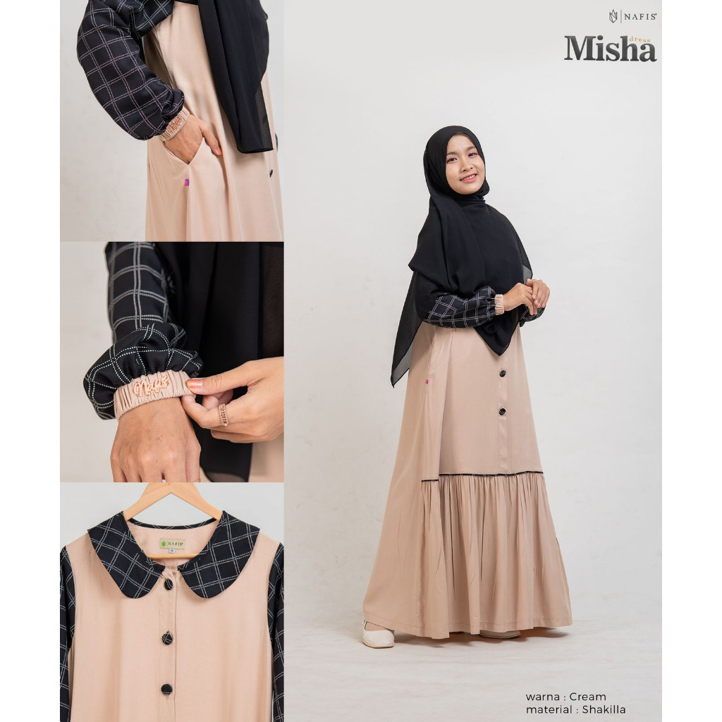 Jual Misha Dress Kekinian, Simple, Referensi Outfit Hangout by NAFIS ...